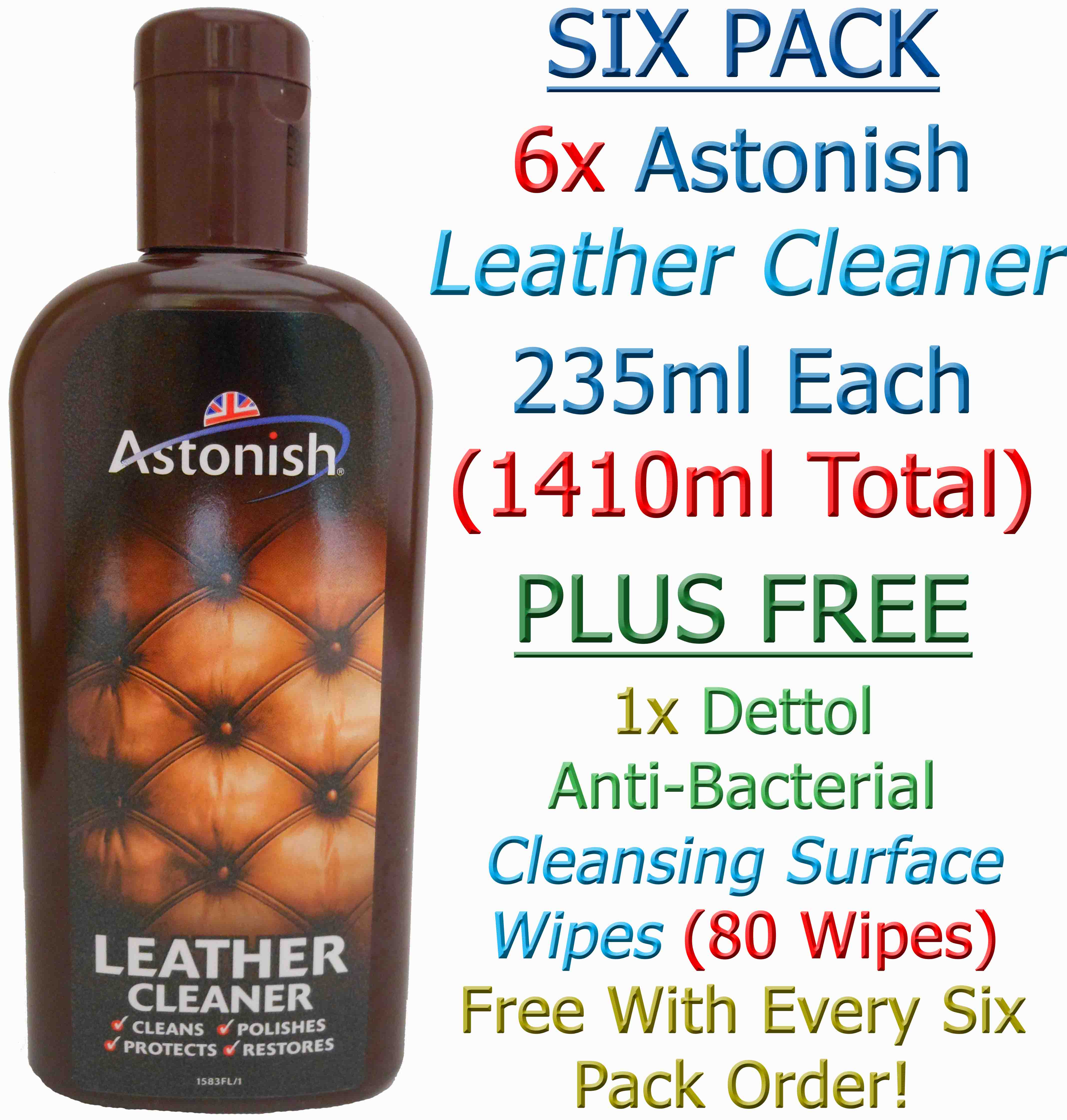 Astonish Leather Cleaner - Cleans, Polishes, Protects & Restores 6x ...